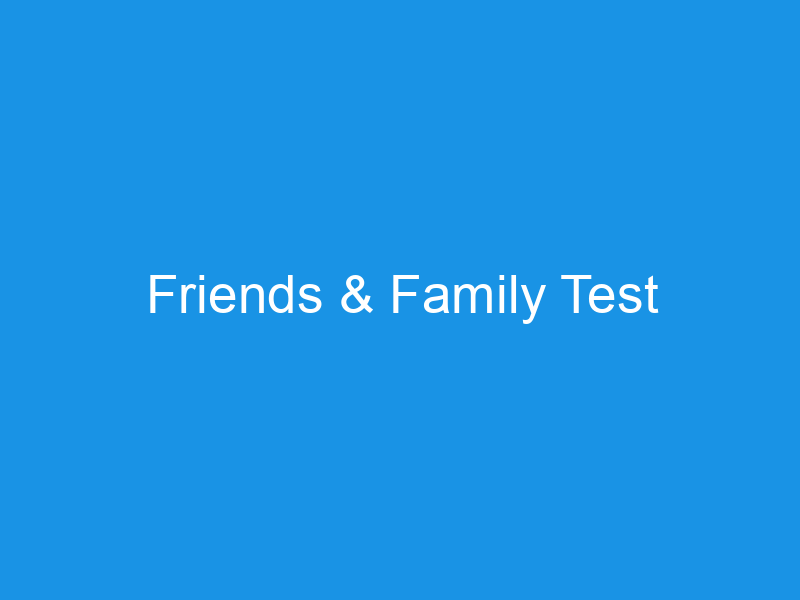 Friends & Family Test - Marton Medical Practice